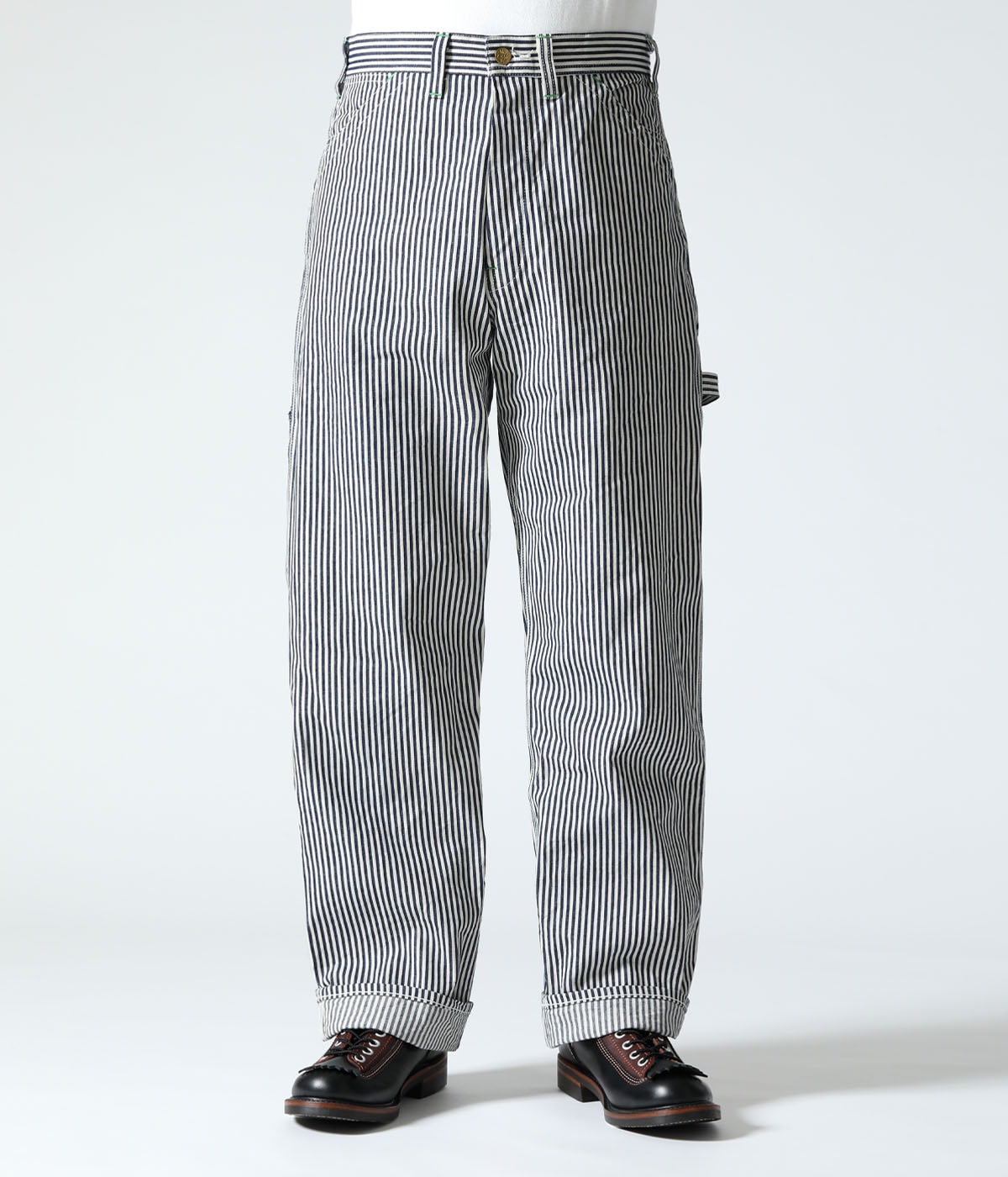 Sc42496 11oz Hickory Stripe Work Pants Hickory