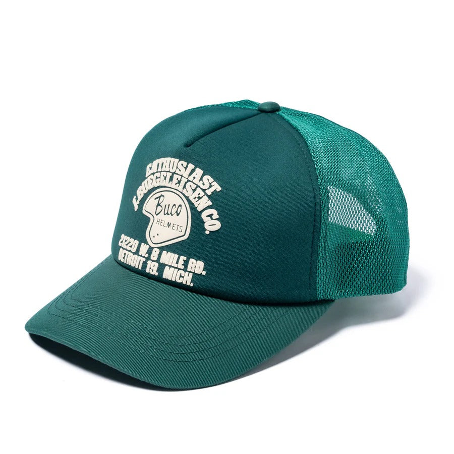 BA25004 BUCO MESH CAP / ENTHUSIAST - GREEN