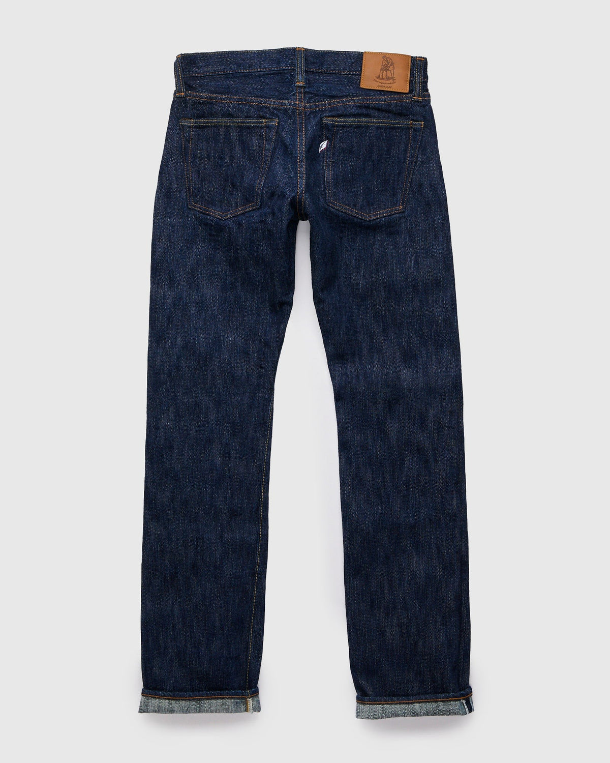 KS-15oz-005 "Kasuri" 15oz Slim Straight - Kasuri Indigo