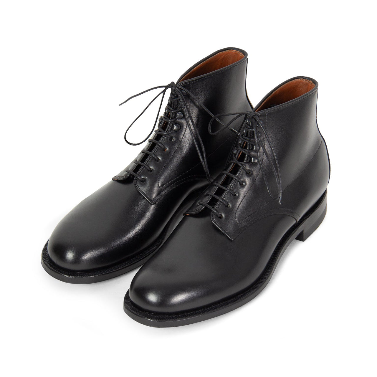 Navvy Boot Black Vocalou Calf - BLACK